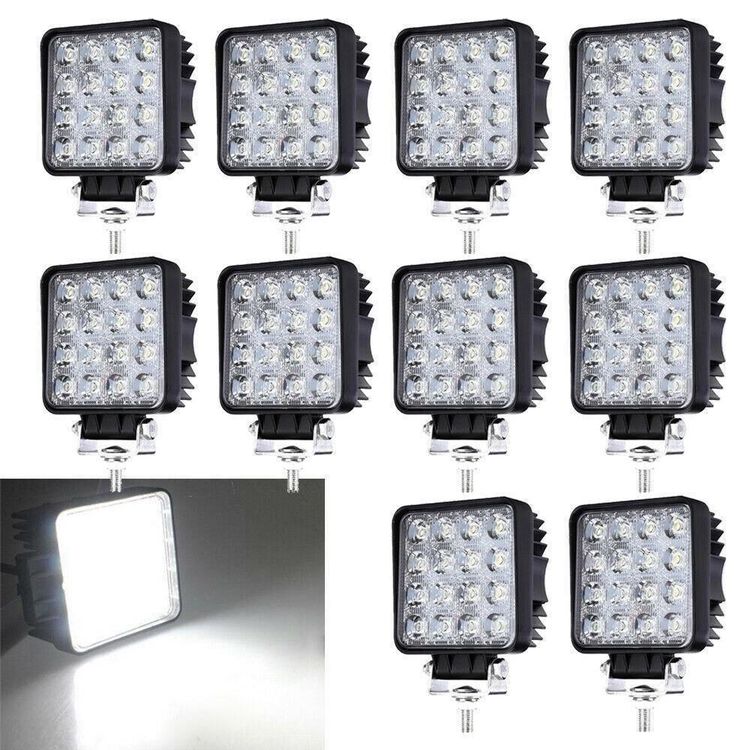 8x LED Arbeitsscheinwerfer Offroad 48W (Neu und originalverpackt) in ...