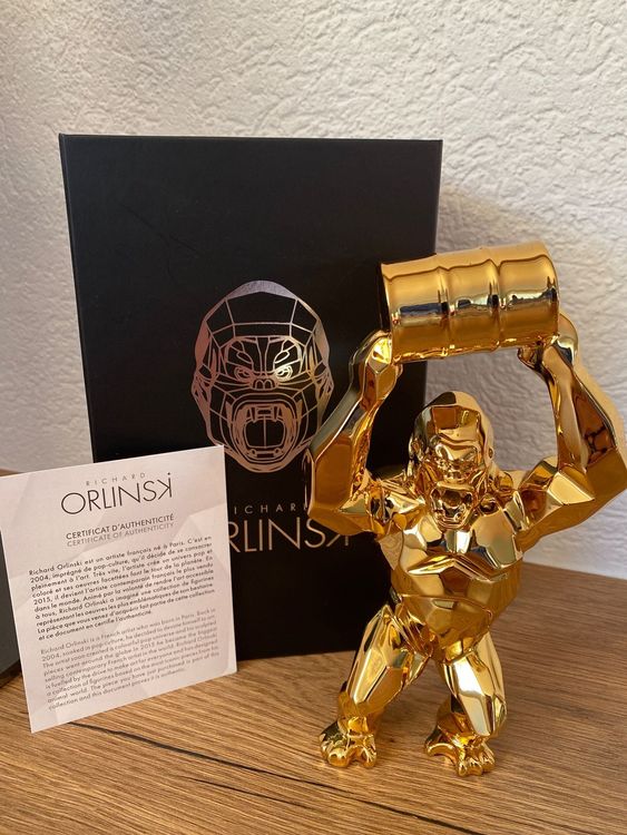 Orlinski Kong Oil Baril . édition limitée Gold (Neu und ...
