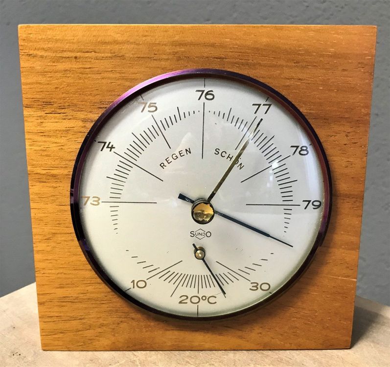 Wetterstation Barometer Thermometer SUNDO vintage | Kaufen auf Ricardo