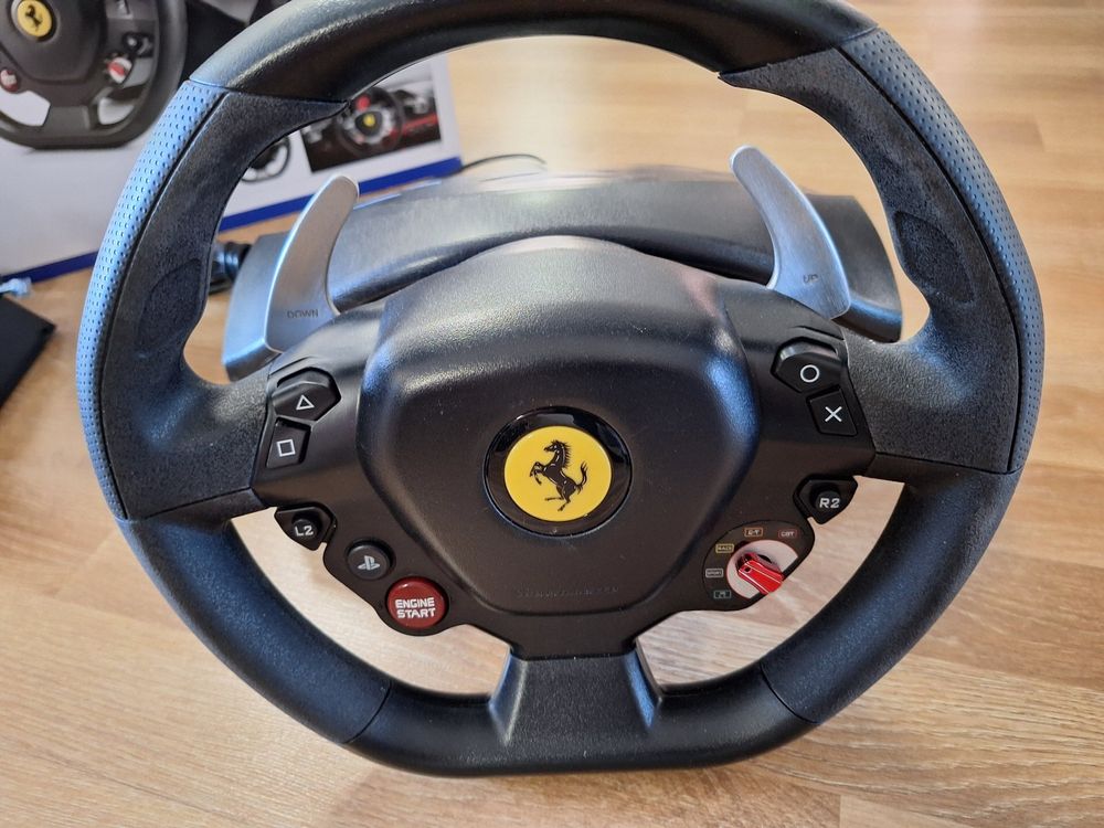 Thrustmaster T80 Ferrari 488 GTB Lenkrad und Pedale (Gebraucht) in ...