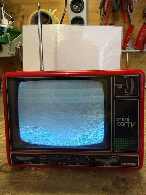 Vintage TV Intervision, Mini Car TV 70er Jahre Kult (Gebraucht) in ...