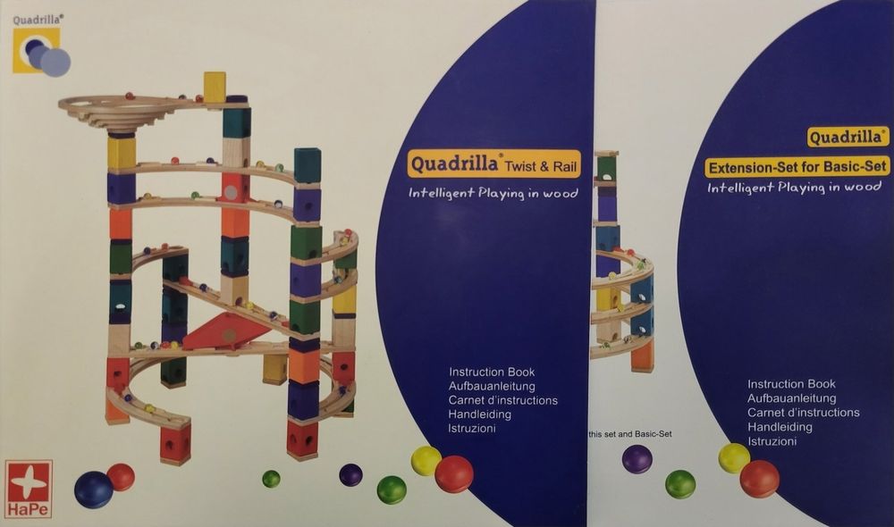 Hape Quadrilla Twist&Rail Basic und Extension Set wie neu | Kaufen auf ...