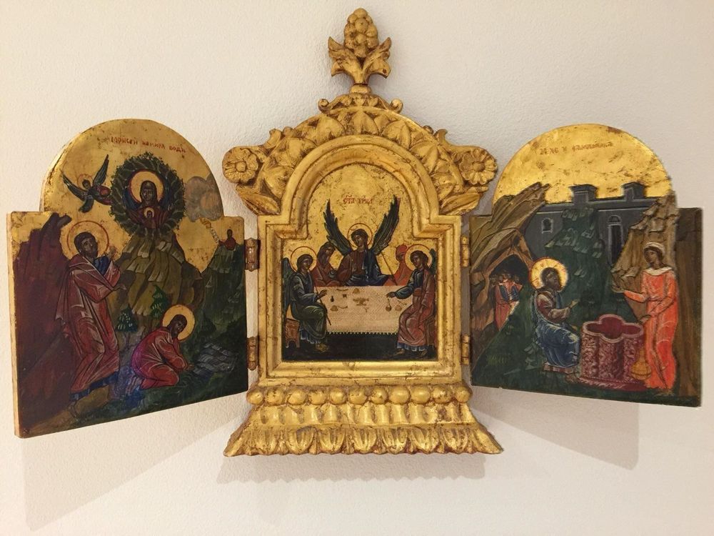 Triptychon blattvergoldet (Gebraucht) in Mollis für CHF 650 – nur Abholung auf Ricardo kaufen