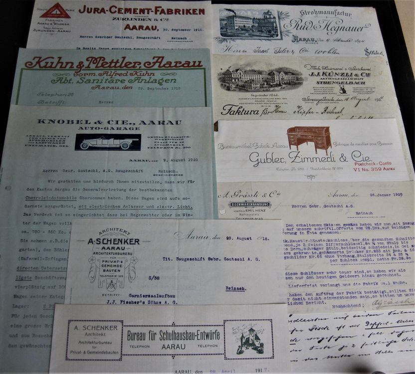 alte Dokumente aus dem Kanton Aargau | Kaufen auf Ricardo