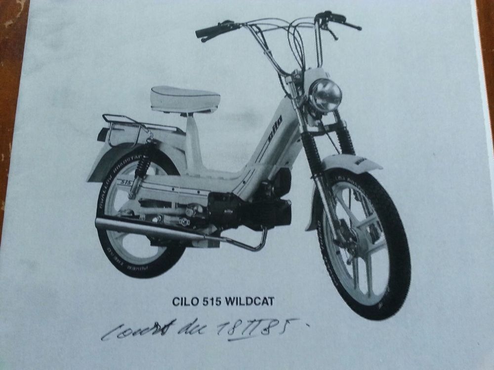 Cilo 515 Wildcat moteur Minarelli boguet vélomoteur (Neu (gemäss ...
