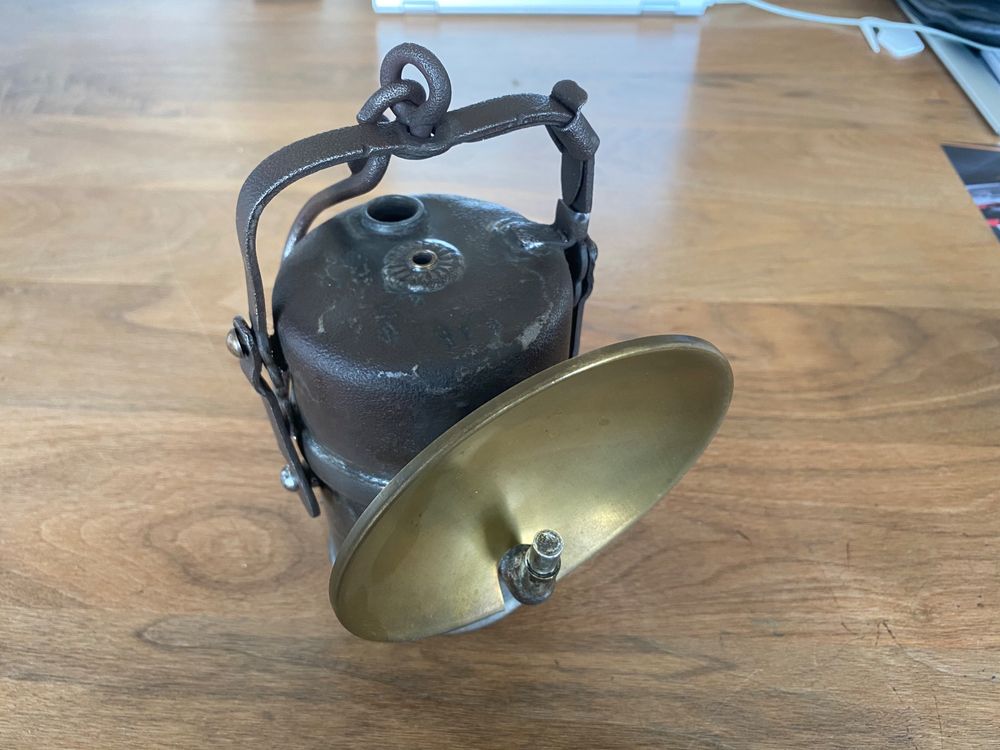 Antike Karbid Lampe Carbid Bergwerk Laterne Acetylen Karbit | Kaufen ...