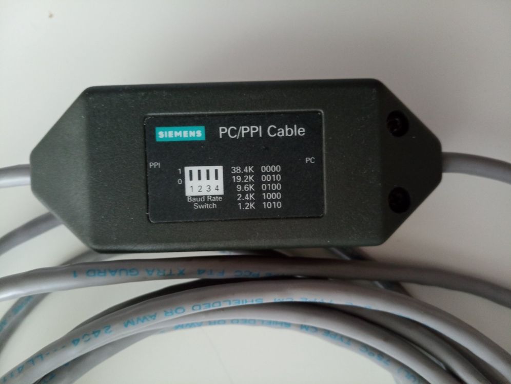 Siemens SIMATIC S7, PC/PPI-KABEL / 6ES7901-3BF00-0XA0 (Gebraucht) in Ufhusen für CHF 30 – mit ...