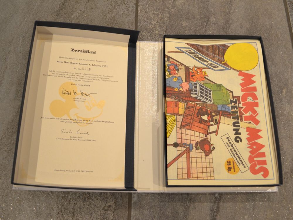 Micky Maus Hefte Jahrgang 1952 in Sammelbox Reprint von 1996 (Neu (gemäss Beschreibung)) in ...