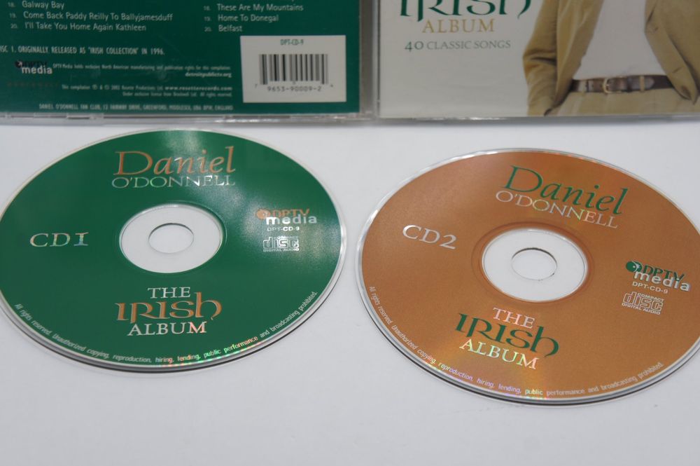 2 CD Daniel O'Donnell - The Irish Album /40 Classic Songs (Gebraucht ...