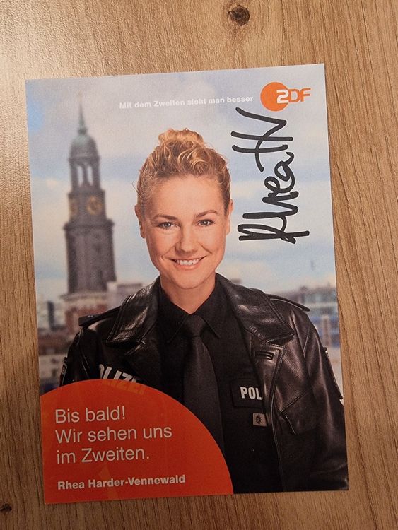 Rhea Harder Originalautogramm "Notruf Hafenkante" (Gebraucht) in Winterthur für CHF 2.5 – mit ...