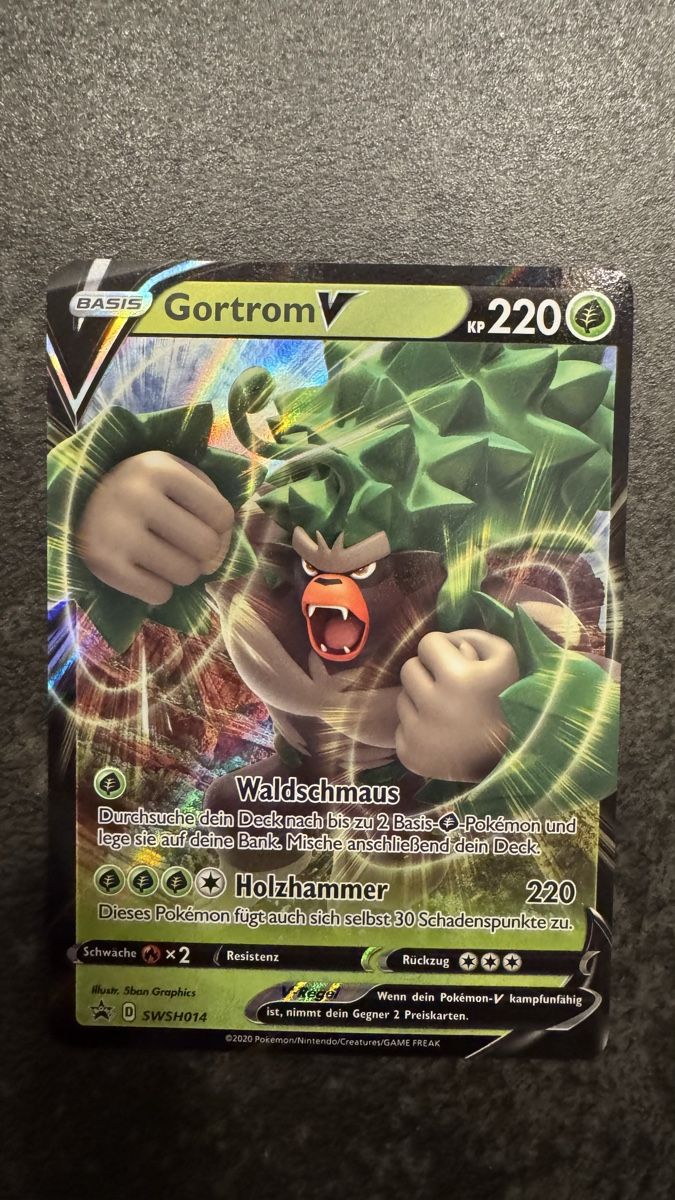 Pokemon Karte: Gortrom V - Top Zustand! Selten! SWS014! (Neu (gemäss ...