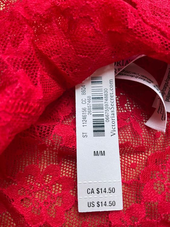 Victoria’s Secret Double Lace Up Cheeky Panty M NEW (Neu und ...