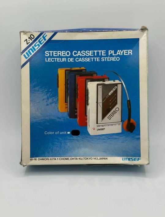 Box only /boite seule Unisef Z-10 Walkman Baladeur Cassette (Gebraucht ...