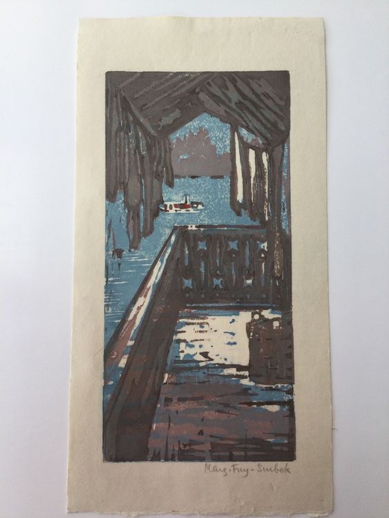 Marguerite Frey-Surbeck 1886-1981 Farbholzschnitt (Gebraucht) in Wisen SO für CHF 221 – mit ...