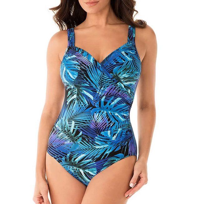 Badeanzug blau Tropical Floral - L (Neu und originalverpackt) in Lausanne für CHF 25 – mit ...