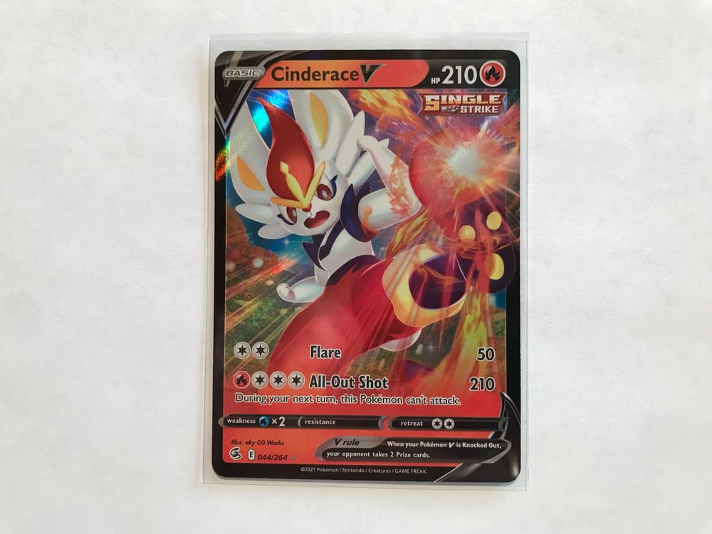 Cinderace V Fusion Strike EN (Neu (gemäss Beschreibung)) in Hagendorn ...