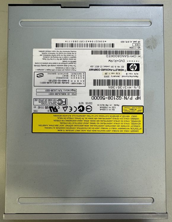 HP dvd writer dvd300i DVD+R/RW, HP P/N Q2108-56000, IDE (!) | Kaufen ...