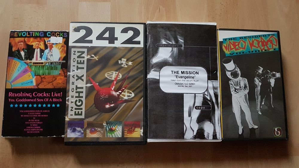 VHS Gothic Industrial EBM Front 242 Revolting Cocks Video (Gebraucht ...