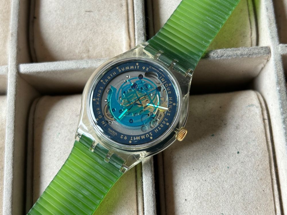 Montre Swatch automatique 37mm fonctionne 1991 fonctionne (Neu (gemäss ...