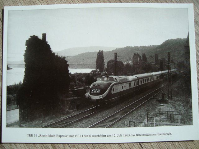 TEE 31 Rhein-Main-Express mit VT 11 5006 am 12. Juli 1963 (Neu und ...