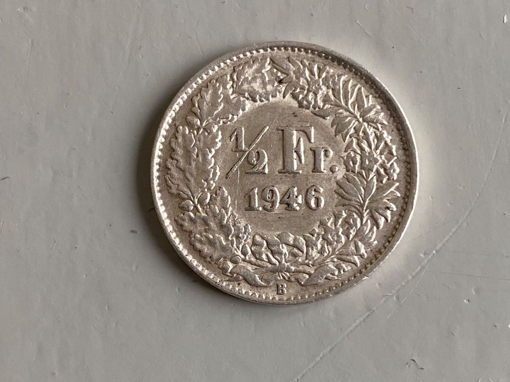 50 Rappen 1946 Abart mit Stempelriss | Kaufen auf Ricardo