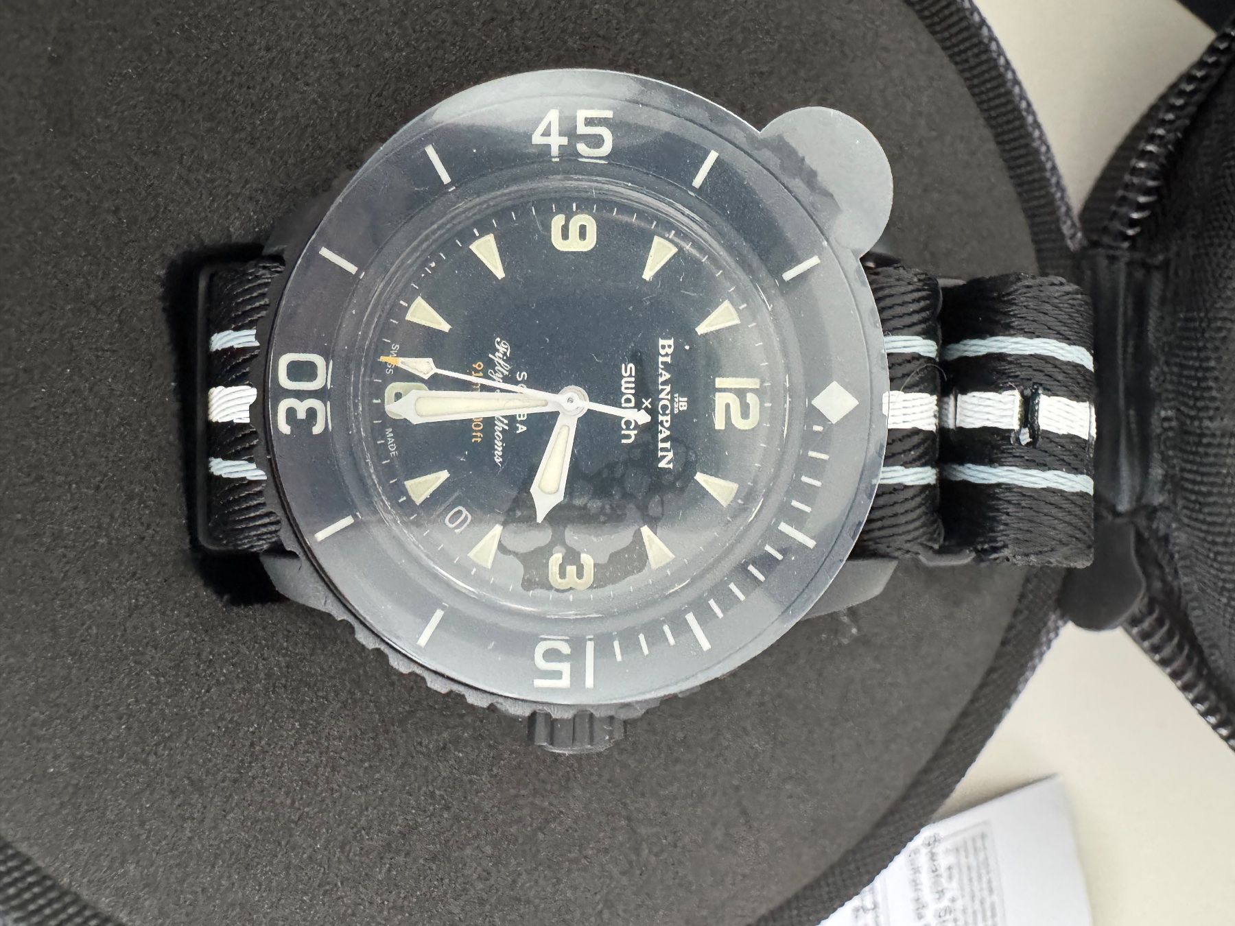 Blancpain x Swatch – Scuba Fifty Fathoms “Ocean of Storms” (Gebraucht ...