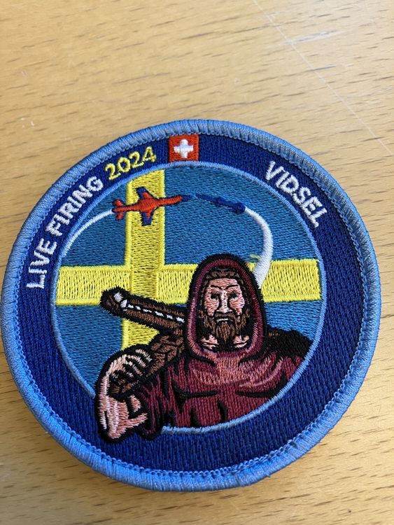 LIVE FIRING, Official Swiss Air Force Patch (Neu (gemäss Beschreibung ...