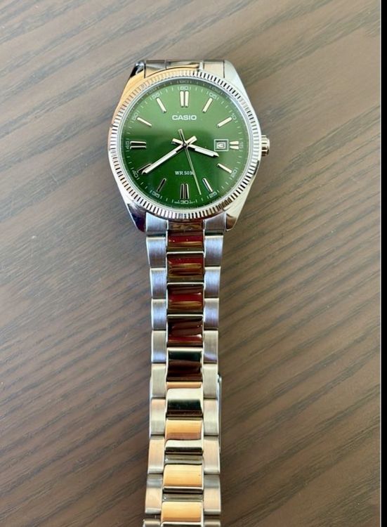 Casio "Datejust" MTP-1302PD-3AVEF mit Zusatz-Armband (Gebraucht) in ...