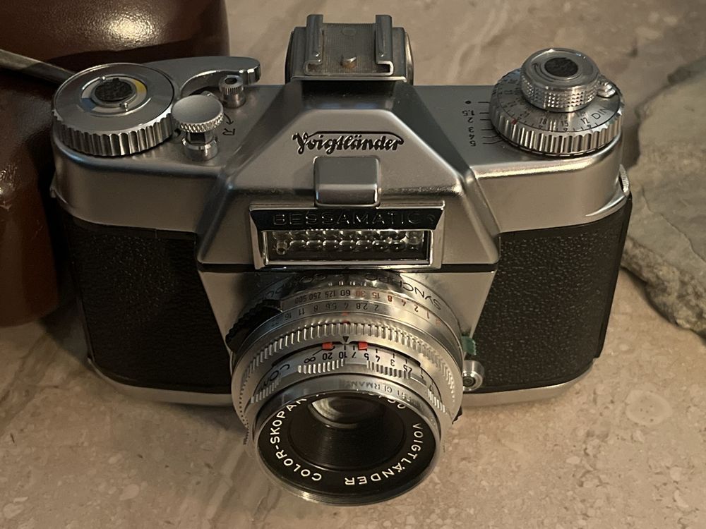 Voigtländer Bessamatic + Etui en cuir vintage | Kaufen auf Ricardo