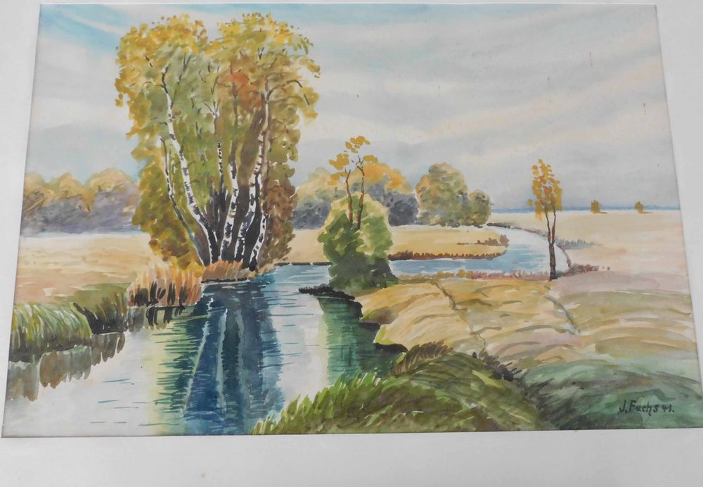 Neue Fundschätze Kunst Aquarell v Fuchs 1943 signiert (Gebraucht) in Sursee für CHF 150 – nur ...