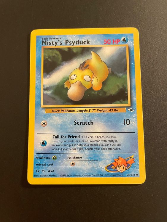 Misty's Psyduck Gym Heroes 54/132 (Gebraucht) in Zürich für CHF 3 – mit ...