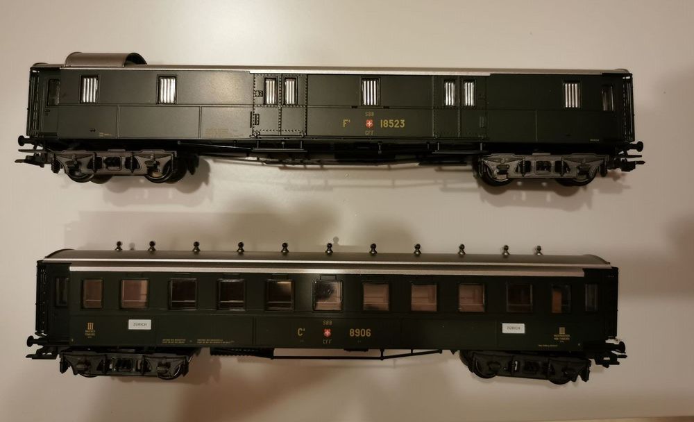 Märklin Postwagen , Schnellzugwagen SBB Aufdruck 8906 | Kaufen auf Ricardo