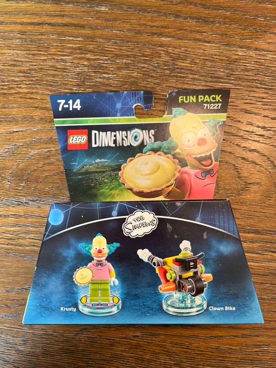 Lego Dimensions: The Simpsons - Krusty Fun Pack, 71227 (Neu und ...