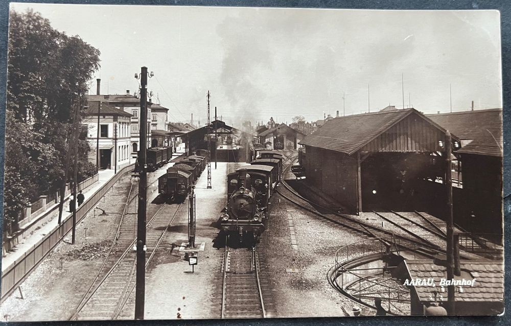 Aarau Bahnhof/ Dampfzüge / ca, 1940 (Gebraucht) in Wabern für CHF 49.3 – mit Lieferung auf ...