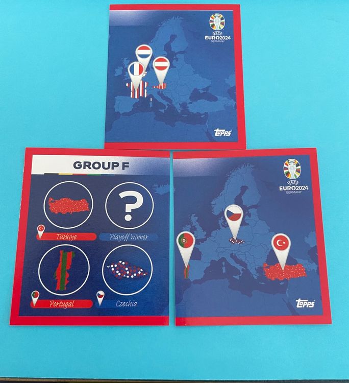 Topps Euro 2024 Sticker Gruppe 3x - GD 2, GF 1, GF 2 | Kaufen auf Ricardo