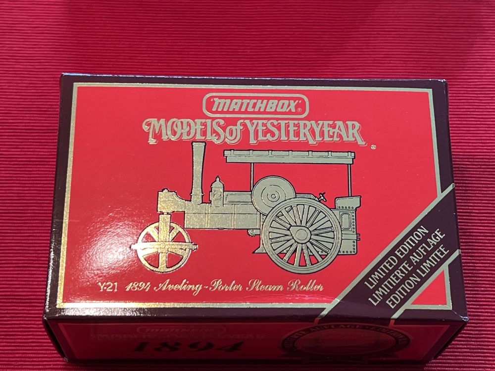 Matchbox Steam Roller 1894 Models of Yesteryear Limited Ed. | Kaufen ...