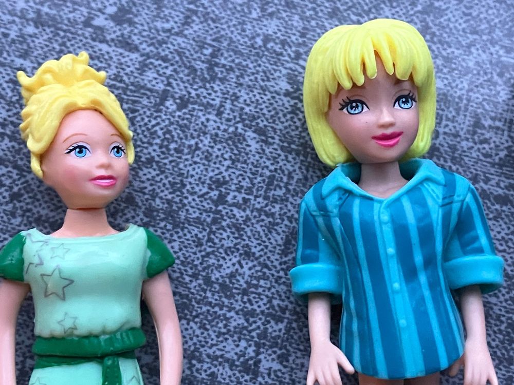 7 Polly Pocket Figuren gross, 3 Tiere, Kleider, Mattel | Kaufen auf Ricardo