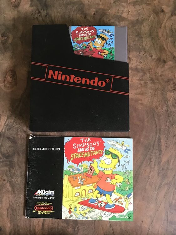 The Simpsons - Bart vs the Space Mutants Nintendo NES (Gebraucht) in ...
