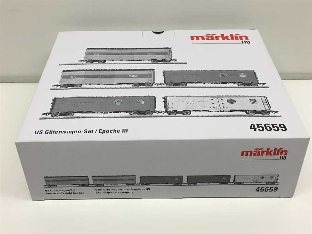 märklin 45659 US Güterwagenset UP PFE (Neu (gemäss Beschreibung)) in ...