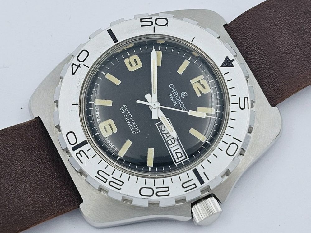 Chronos Taucheruhr Automatik ETA 2878 Vintage Herrenuhr | Kaufen auf ...