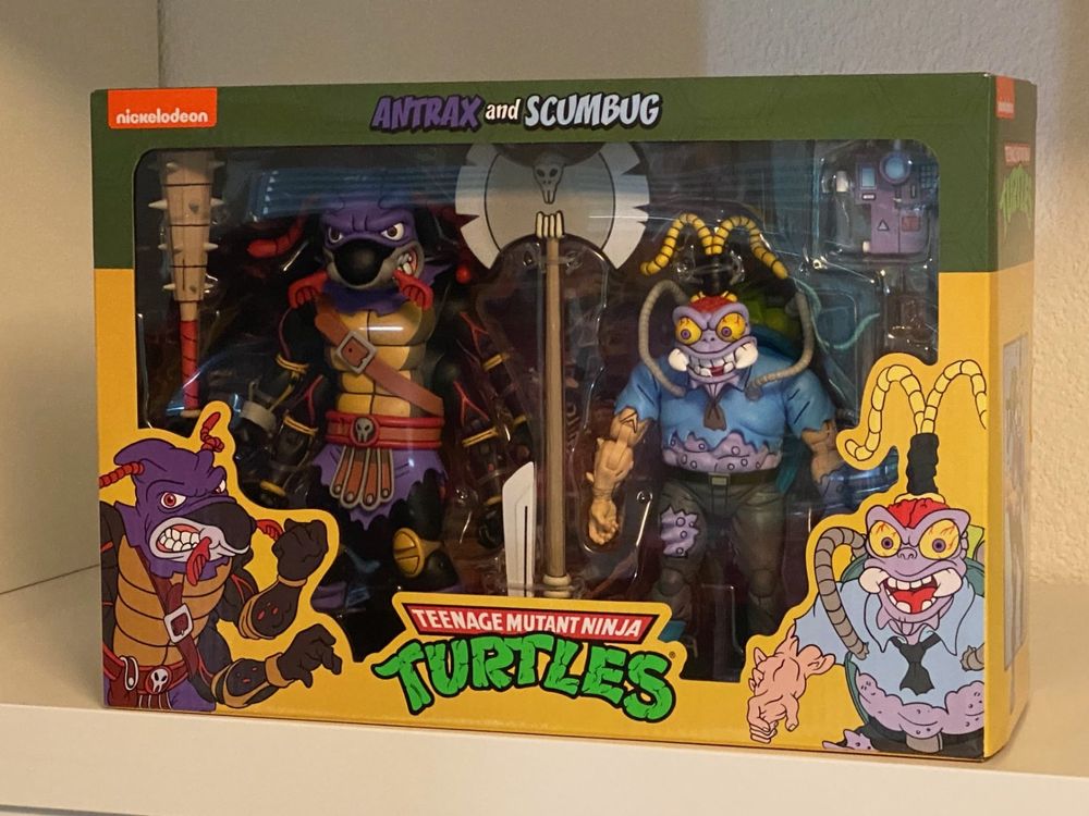 NECA Teenage Mutant Ninja Turtles Antrax and Scumbug (Neu und ...