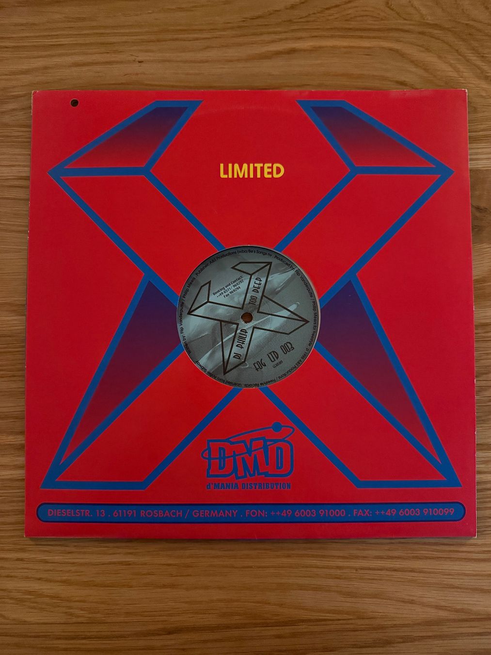 DJ Philip – Too Deep (Hardtrance, FOG LTD 003) (Gebraucht) in Grafstal ...