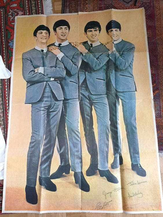 Original Beatles Poster grey Suits 1964 (Gebraucht) in Basel für CHF 99 ...
