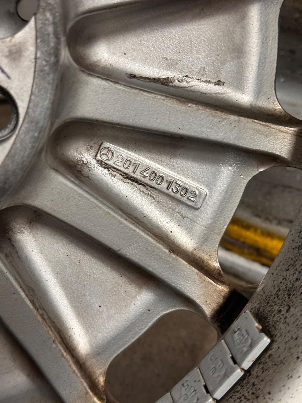 Original Mercedes Alufelgen Gullideckel 7Jx15 ET44 W124 W201 (Gebraucht ...