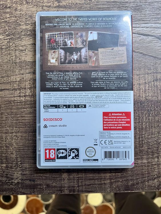 Nintendo Switch Spiel Dollhouse (Achtung PEGI 18) | Kaufen auf Ricardo