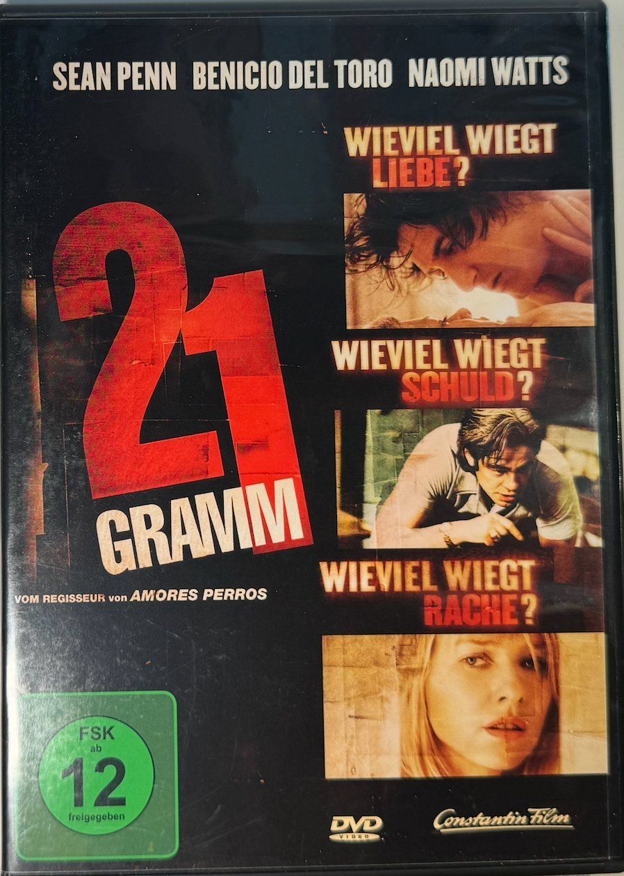 DVD 21 GRAMM -SEAN PENN - NAOMI WATTS - DENICIO DEL TORO (Gebraucht) in ...