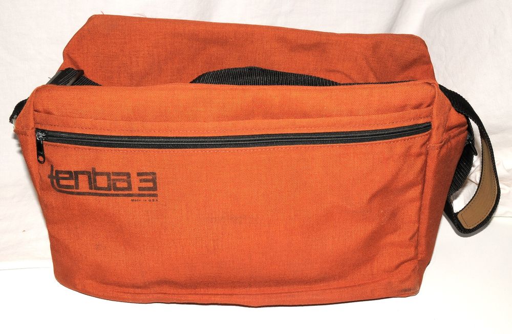 Tenba 3 USA Canvas Foto-Schultertasche, orange, Vintage (Gebraucht) in ...