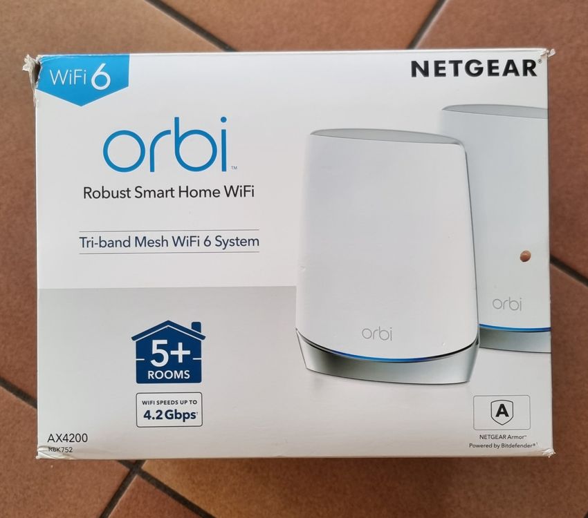 Netgear Orbi WiFi 6 Mesh System AX4200 RBK752 | Kaufen auf Ricardo