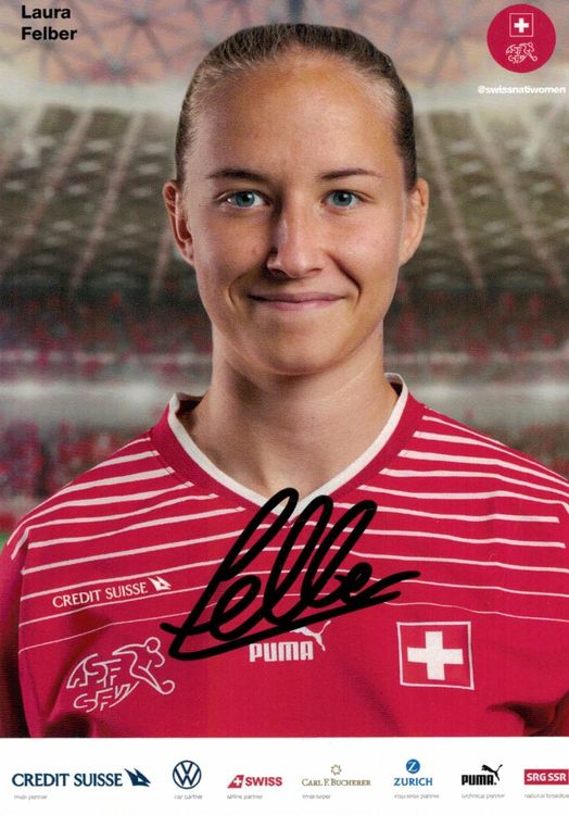 Laura Felber Autogramm handsigniert Schweiz 2022 SELTEN (Neu (gemäss ...