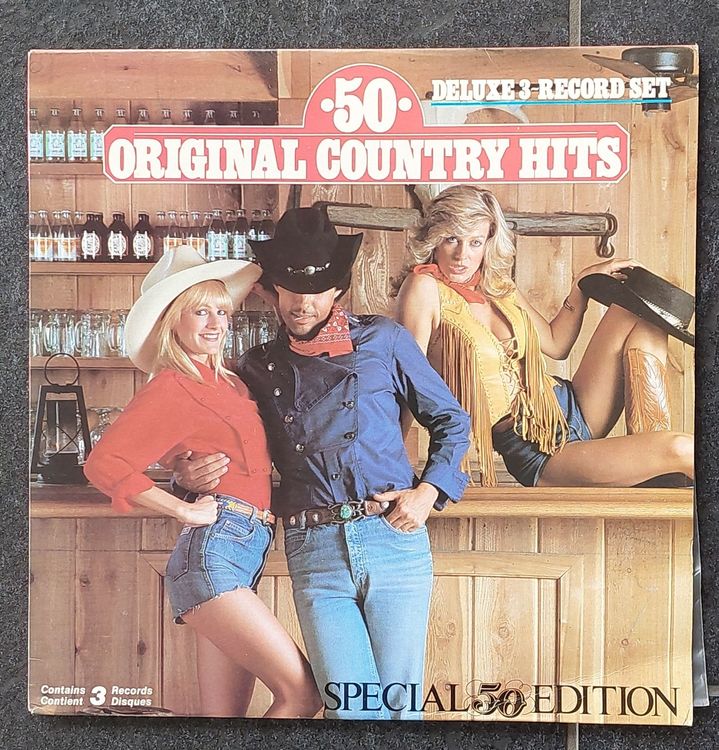50 Original Country Hits Deluxe- 3LP Vinyl Schallplatten Set | Kaufen ...